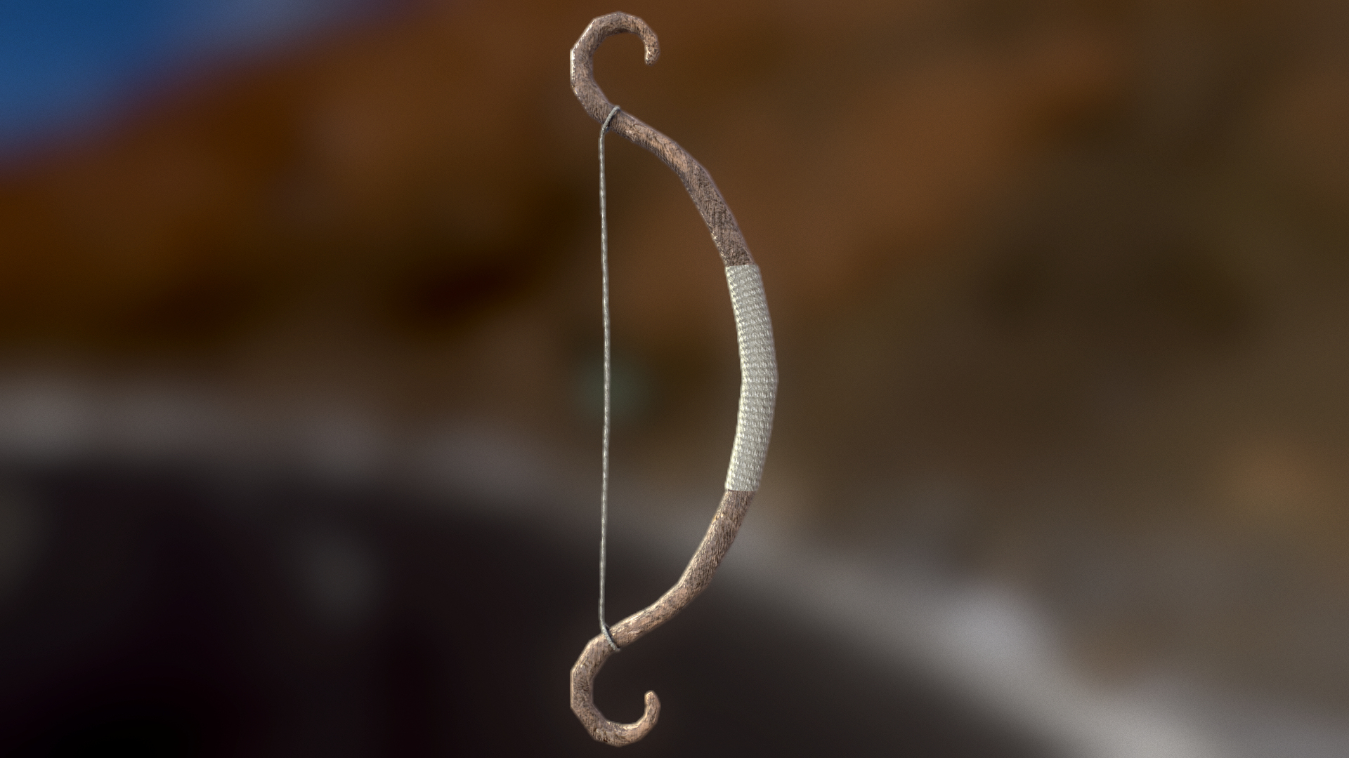 3D Rustic Bow - TurboSquid 1380182