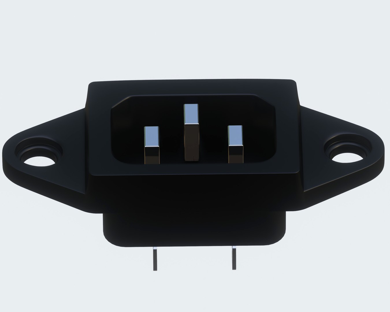 Power entry connector 3d model - TurboSquid 2124303
