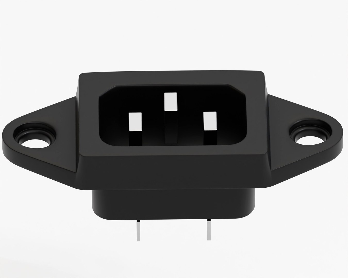 Power entry connector 3d model - TurboSquid 2124303