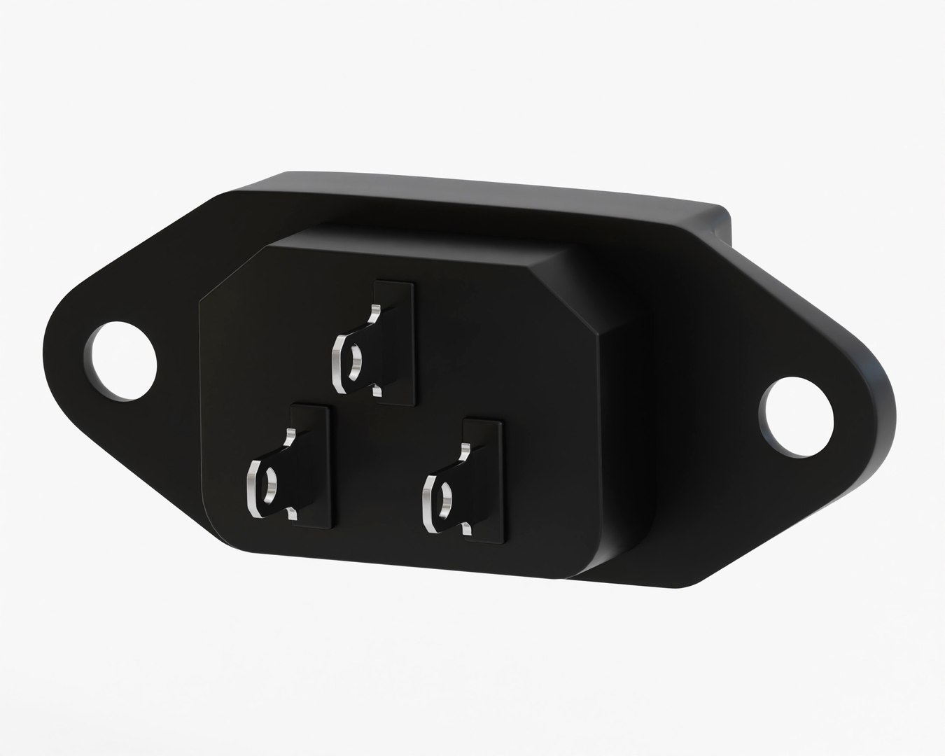 Power entry connector 3d model - TurboSquid 2124303