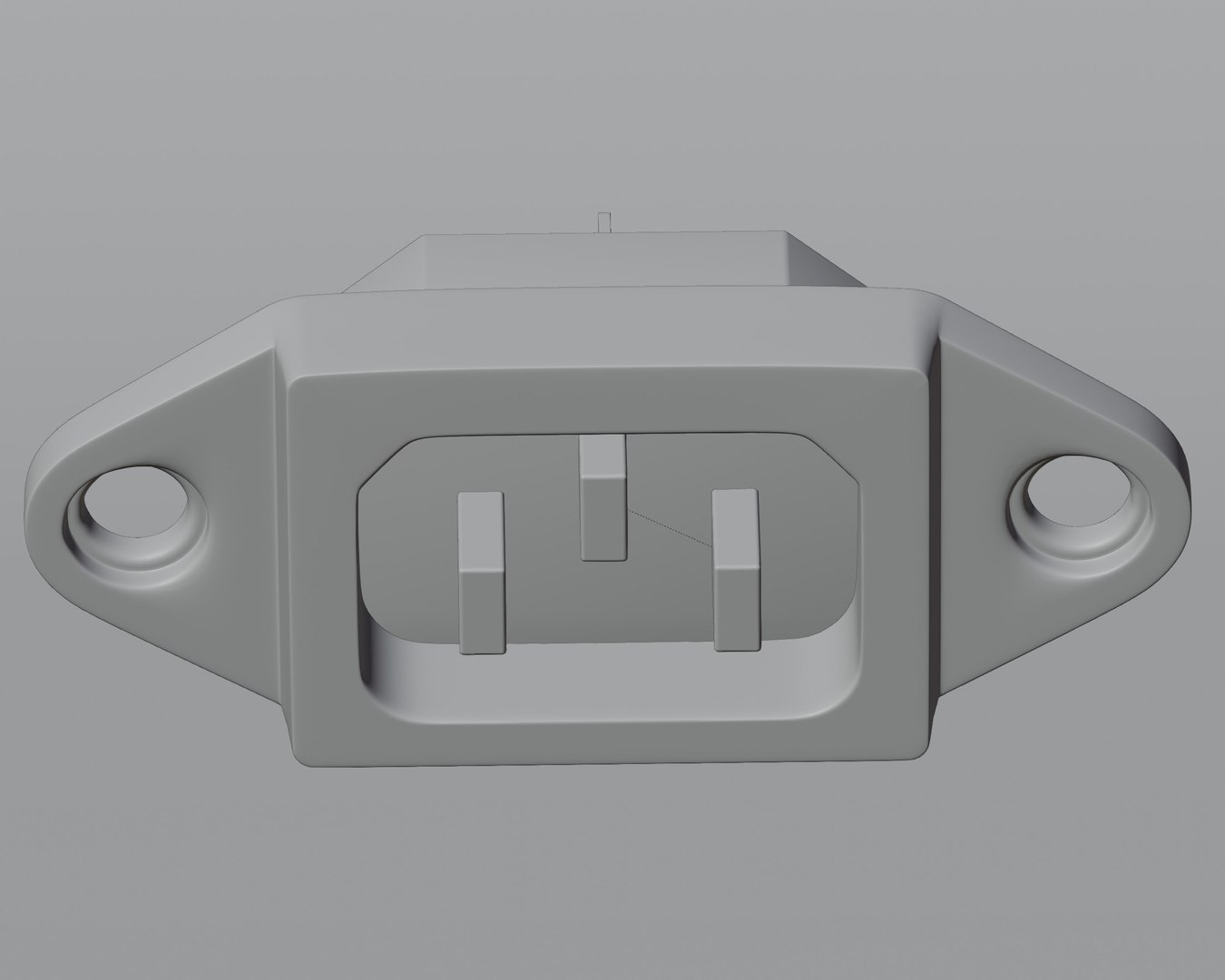 Power entry connector 3d model - TurboSquid 2124303