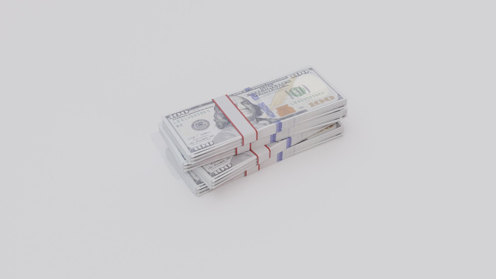 Hundred Dollar Currency USD 3D - TurboSquid 2372004