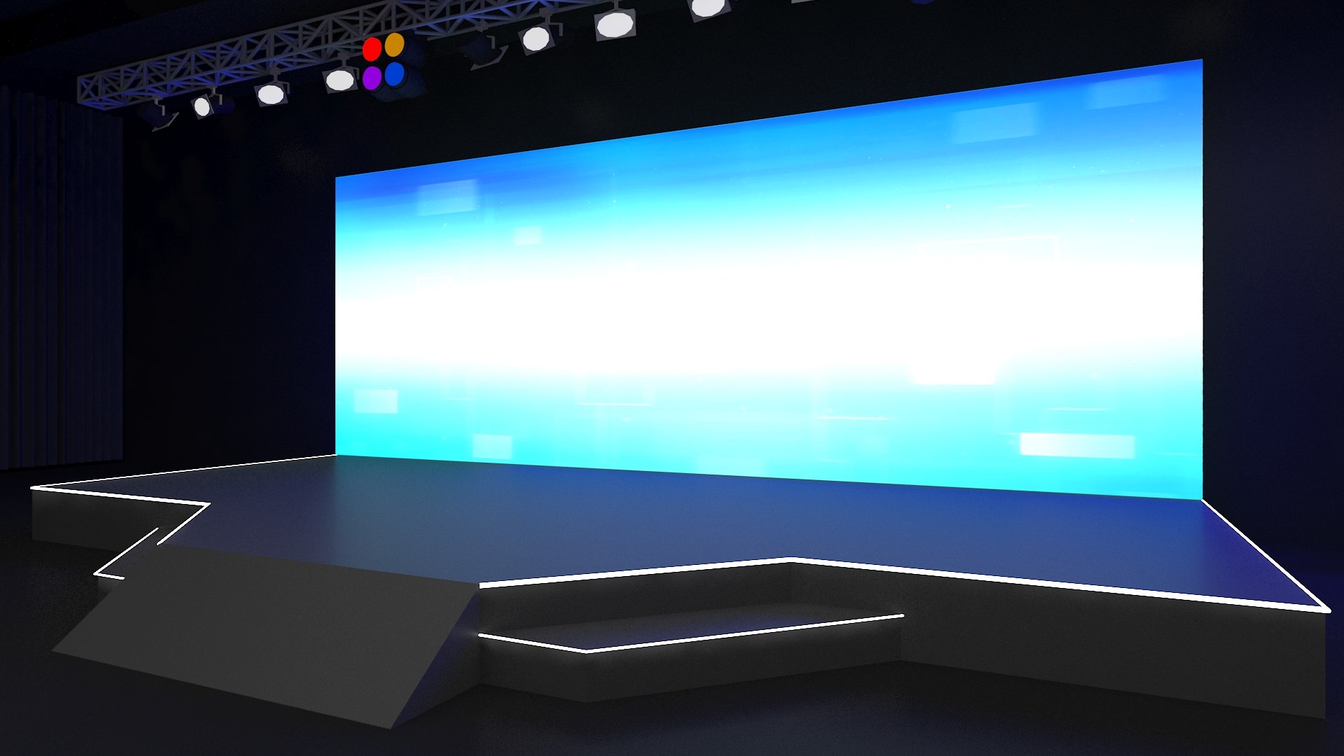 3D Stage 2017 Model - TurboSquid 1887717