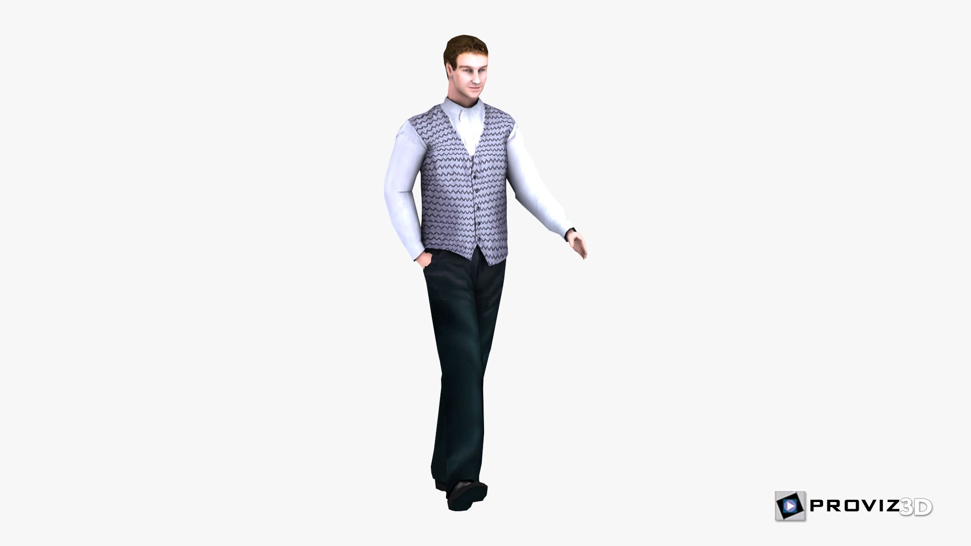 Max Walking Waiters People