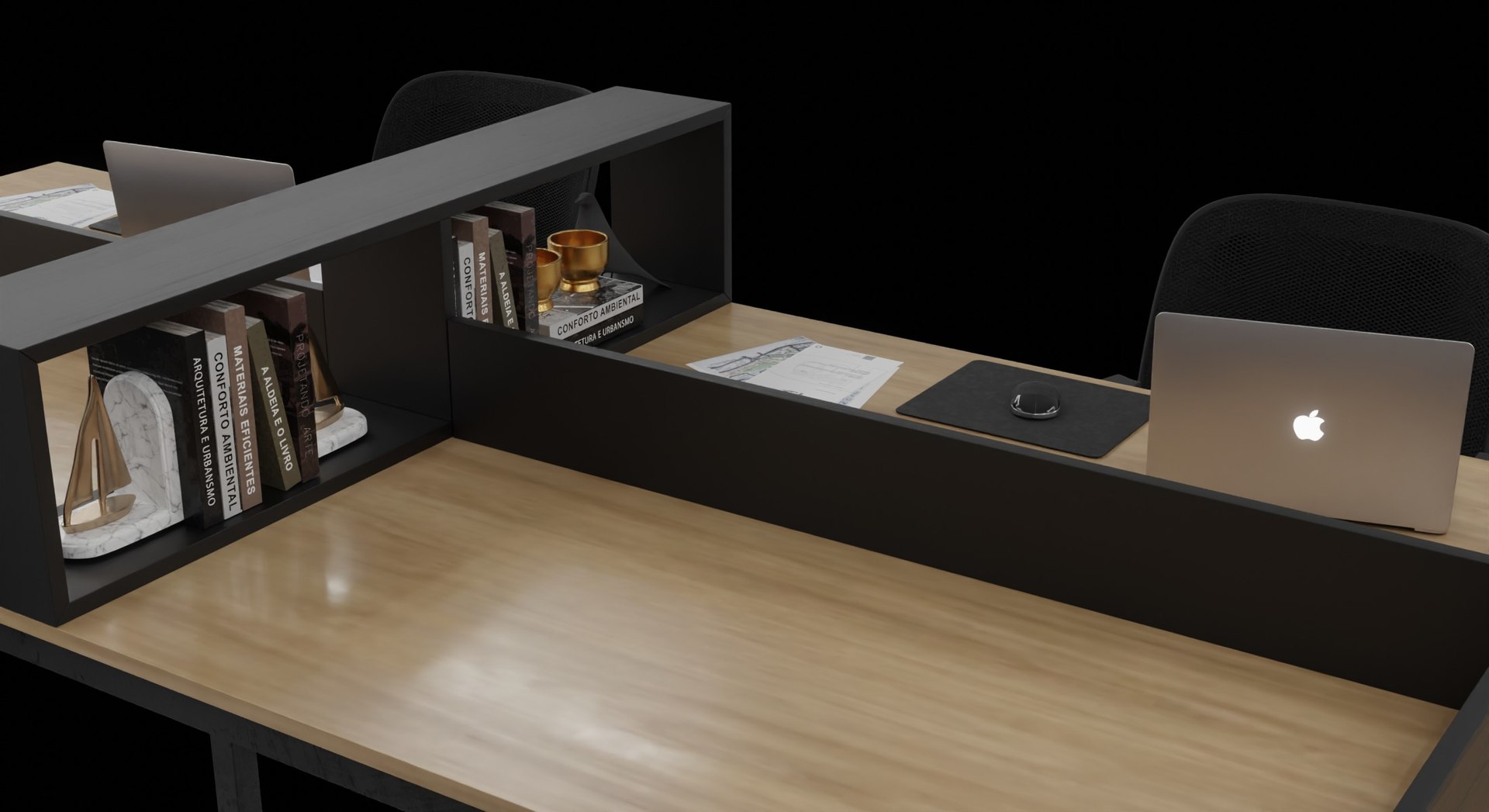3D Model Groupwork Collaborative Office Tables - TurboSquid 2241269