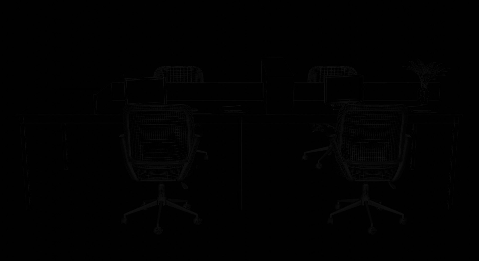 3D Model Groupwork Collaborative Office Tables - TurboSquid 2241269