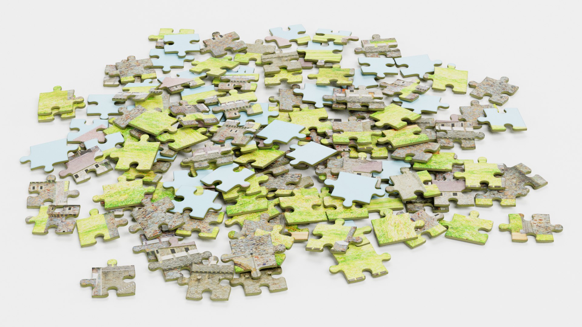 3D Pile Puzzles Model - TurboSquid 1551527