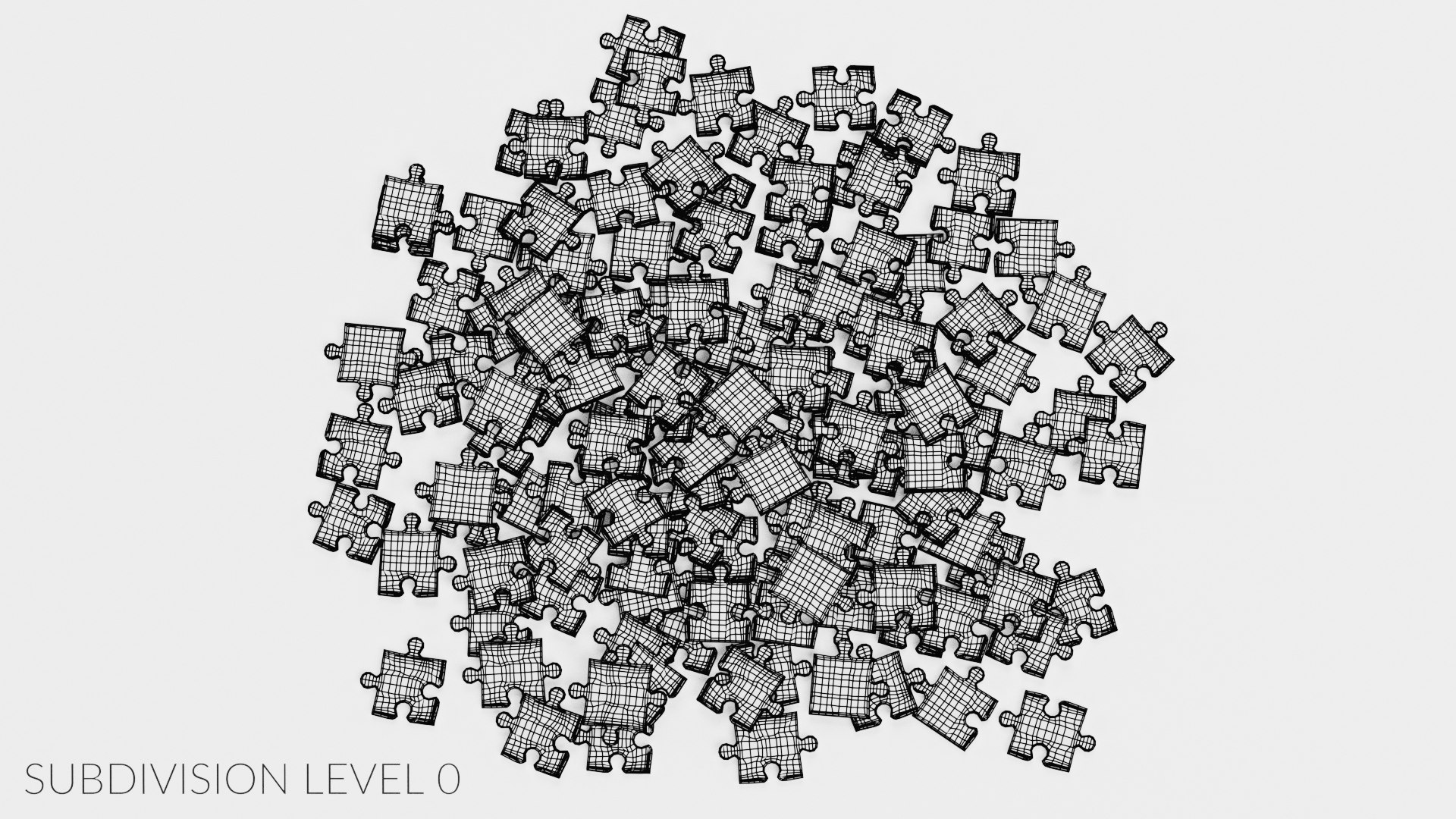 3D Pile Puzzles Model - TurboSquid 1551527