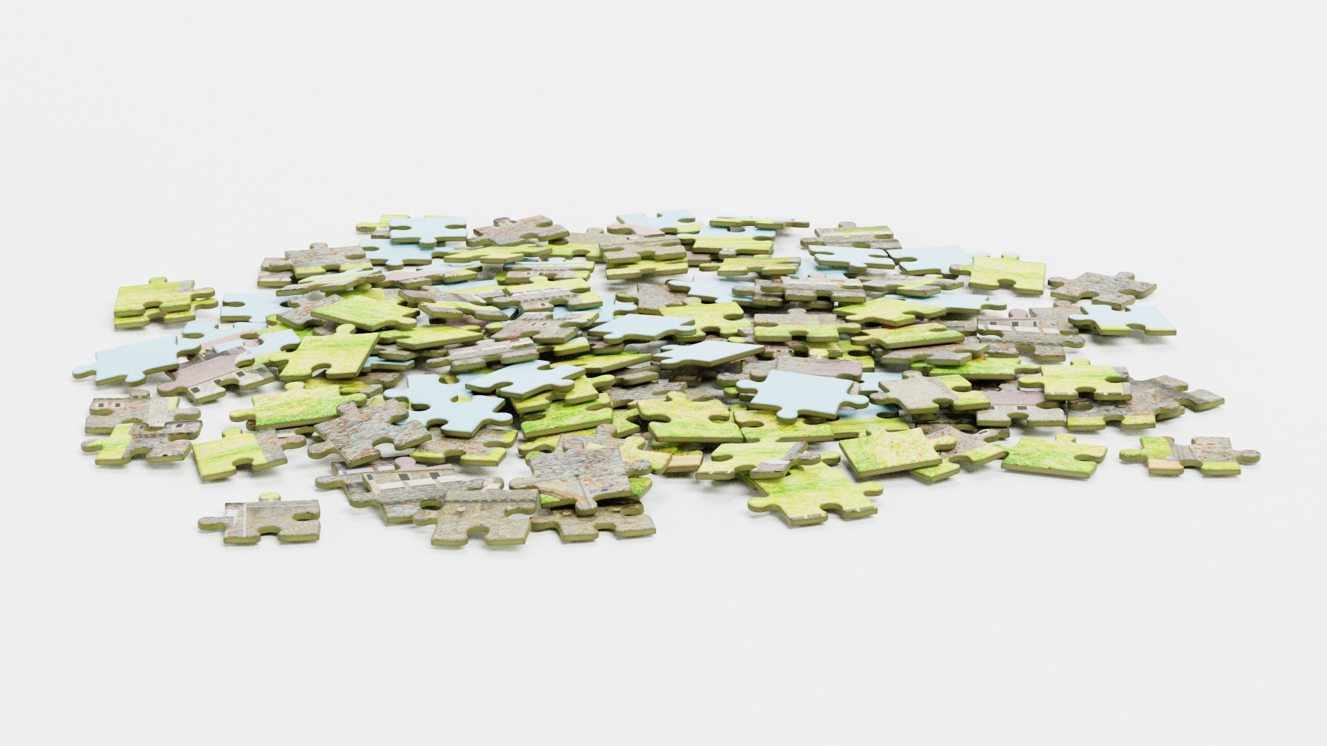 3D Pile Puzzles Model - TurboSquid 1551527