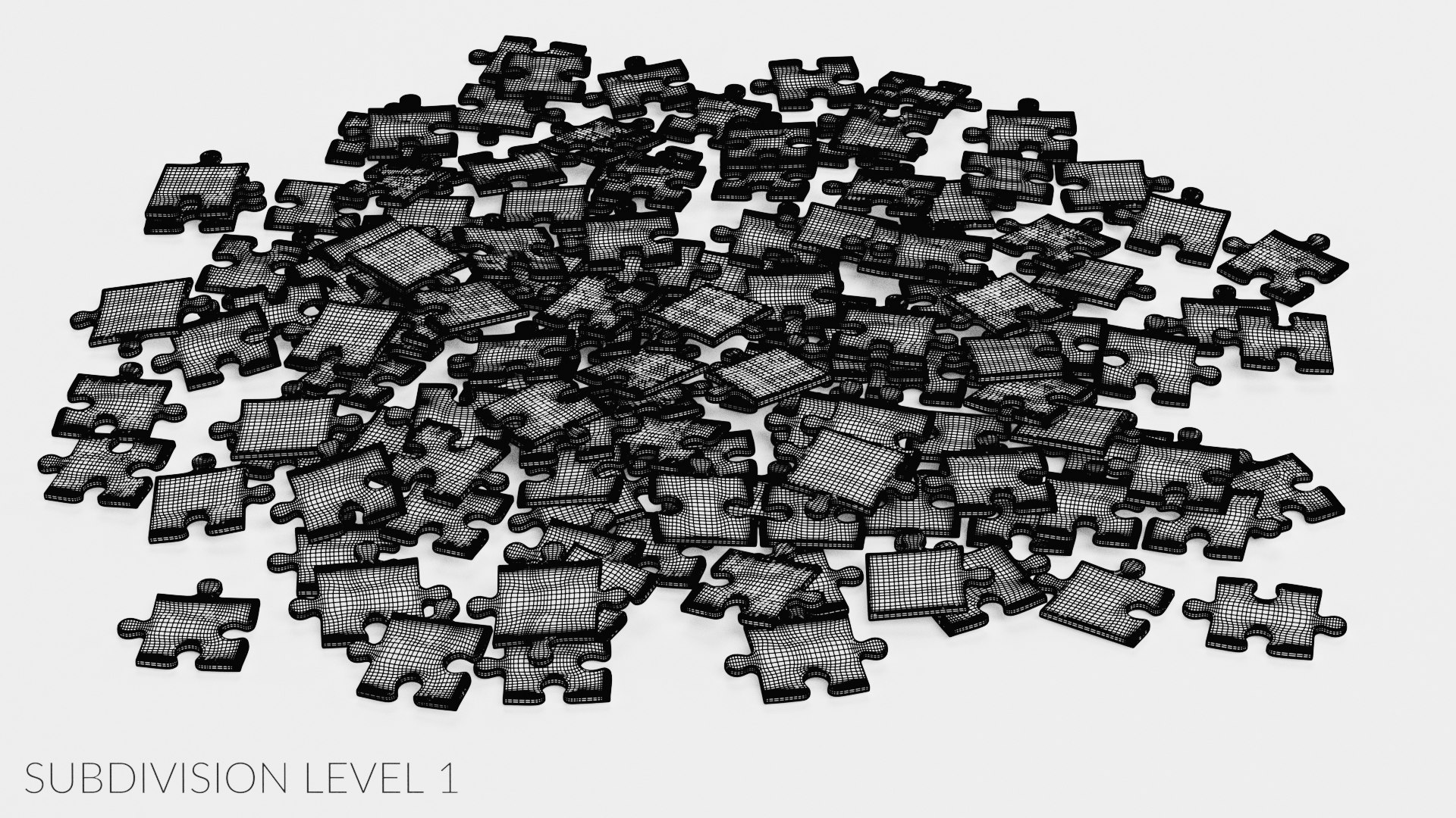 3D Pile Puzzles Model - TurboSquid 1551527