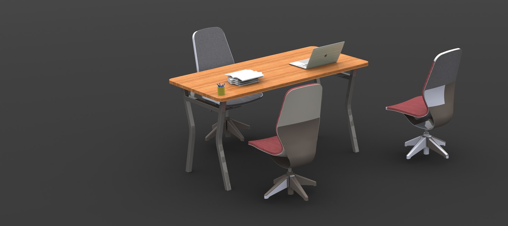 High Quality 3D model of Office Desk 3D model 3D model - TurboSquid 2041409