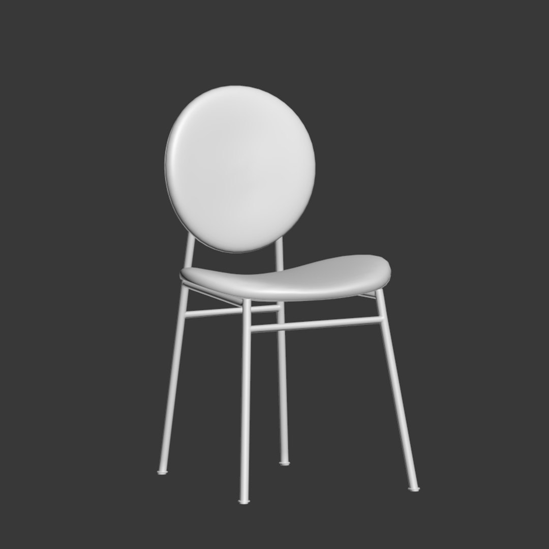 Ingrid Dining Chair Westelm Model - TurboSquid 1617373