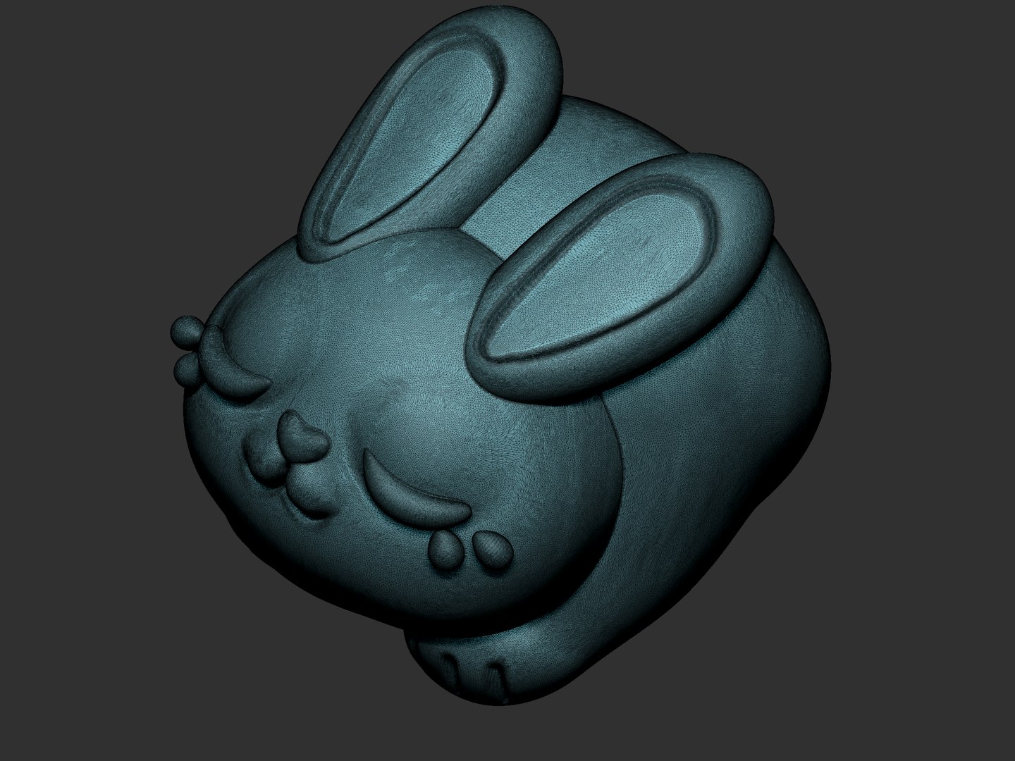 3D Model Rabbit Cute - TurboSquid 2168703