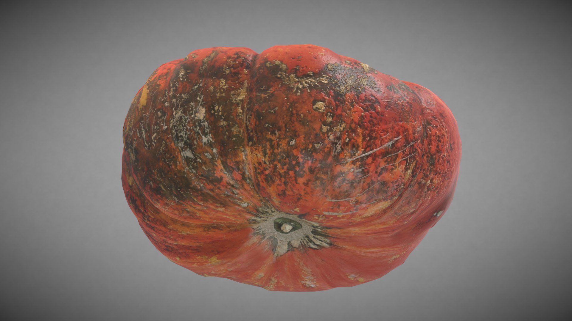 3D Pumpkin Red Model - TurboSquid 1979948