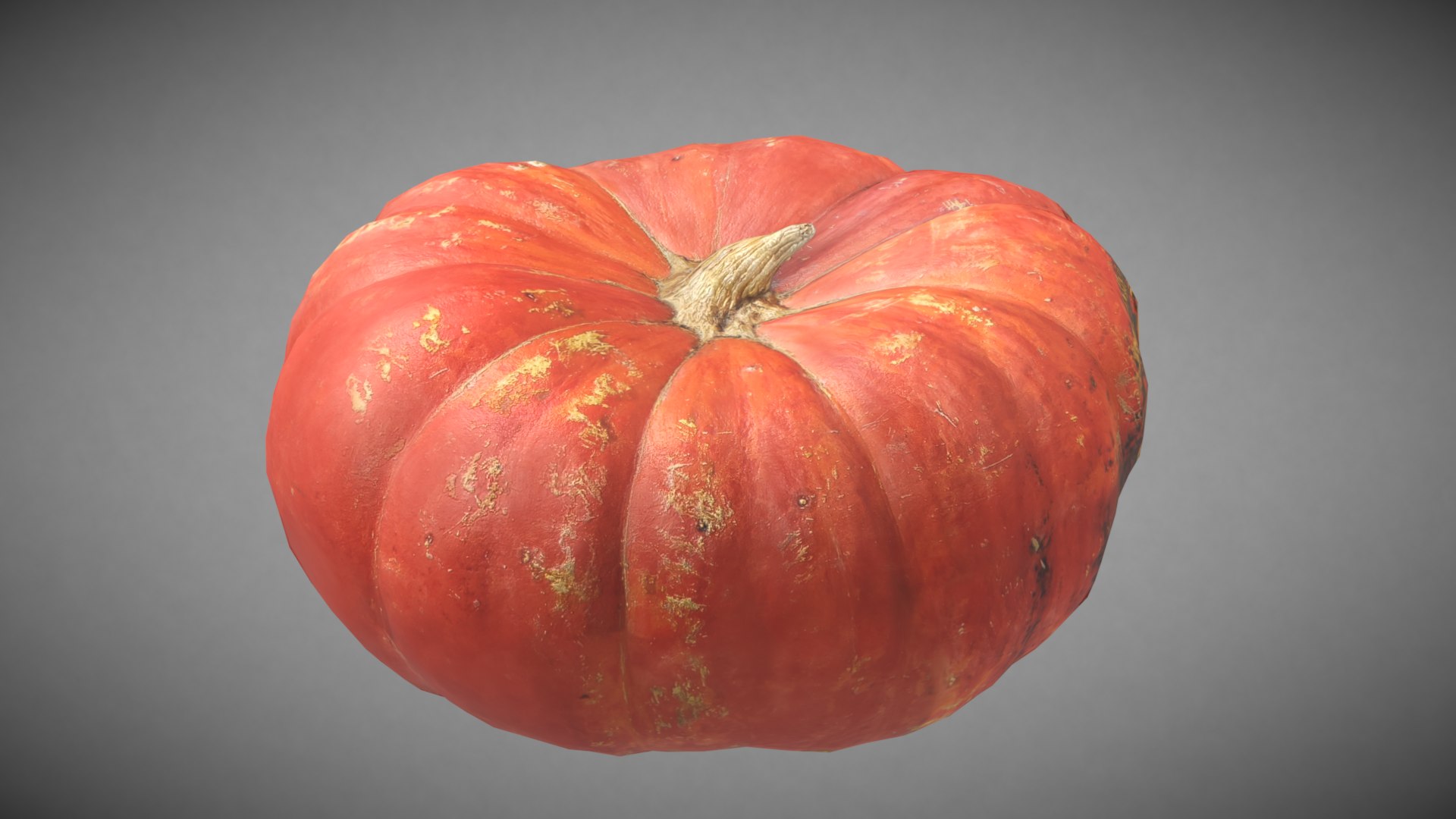 3D Pumpkin Red Model - TurboSquid 1979948