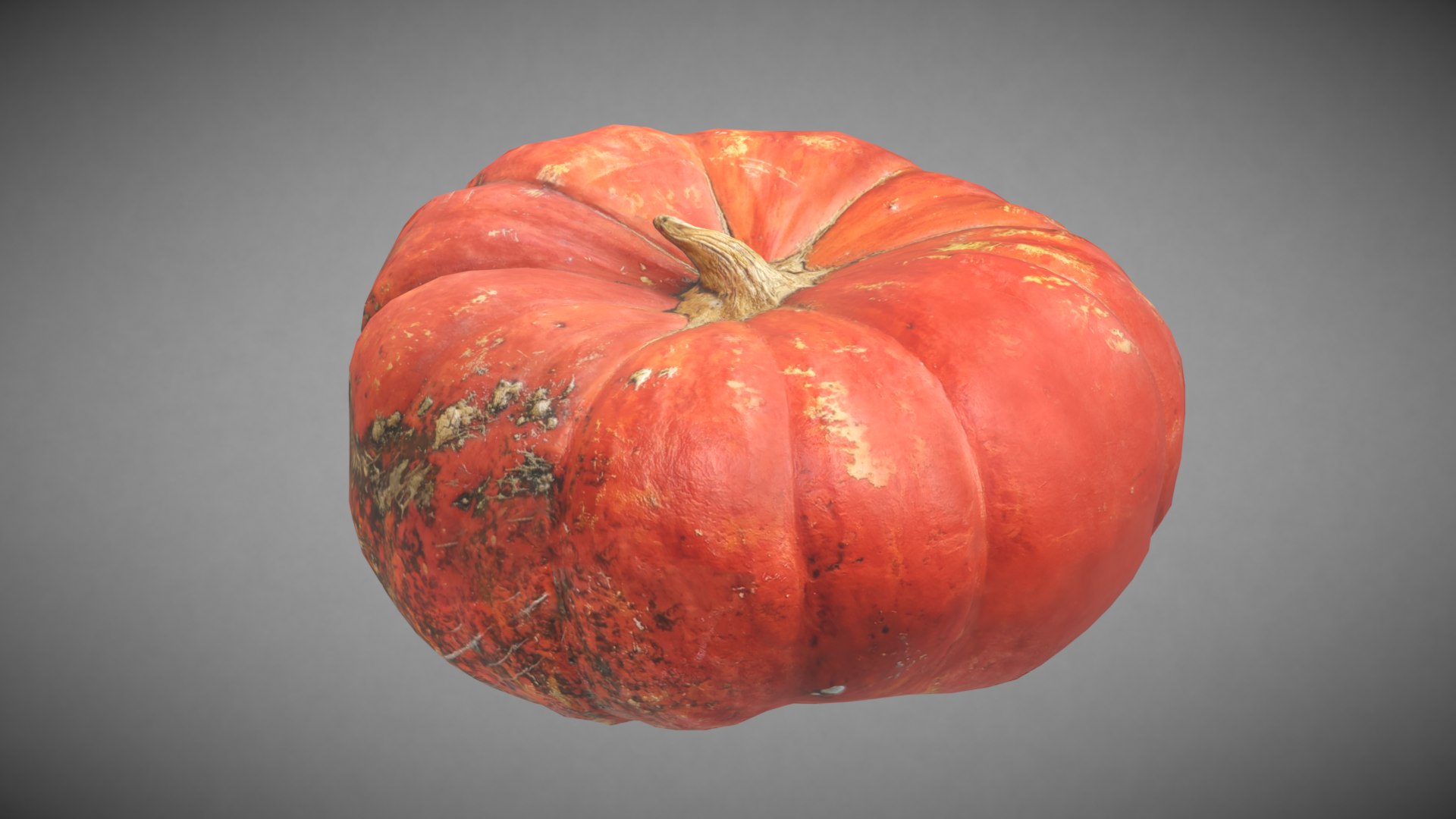 3D Pumpkin Red Model - TurboSquid 1979948