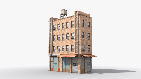 3D Apartment Building x32 - TurboSquid 1814562