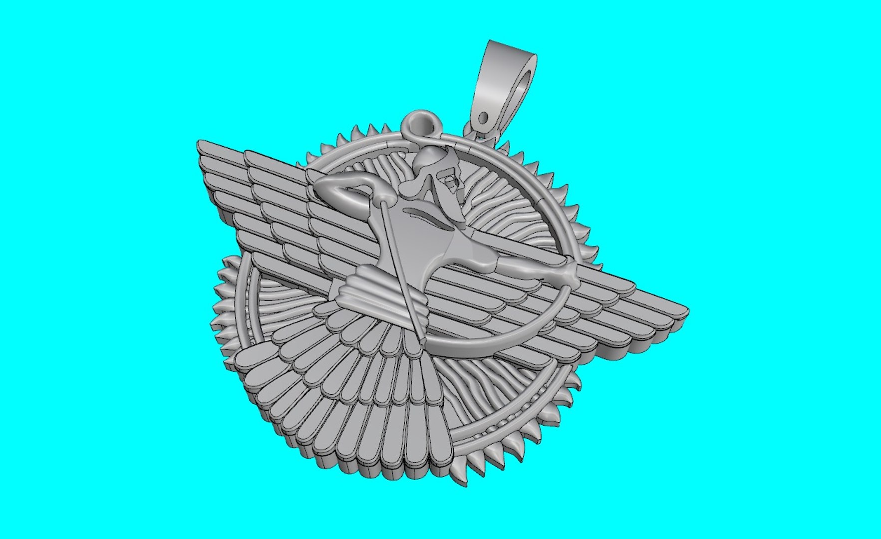 3D Assyrian God Model - TurboSquid 1222569