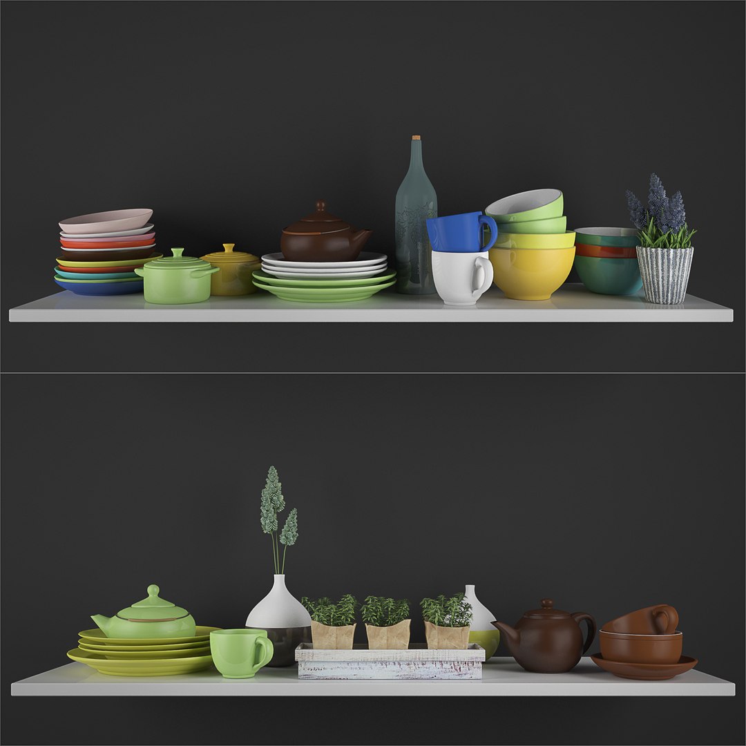 3D Tableware Model - TurboSquid 1213587