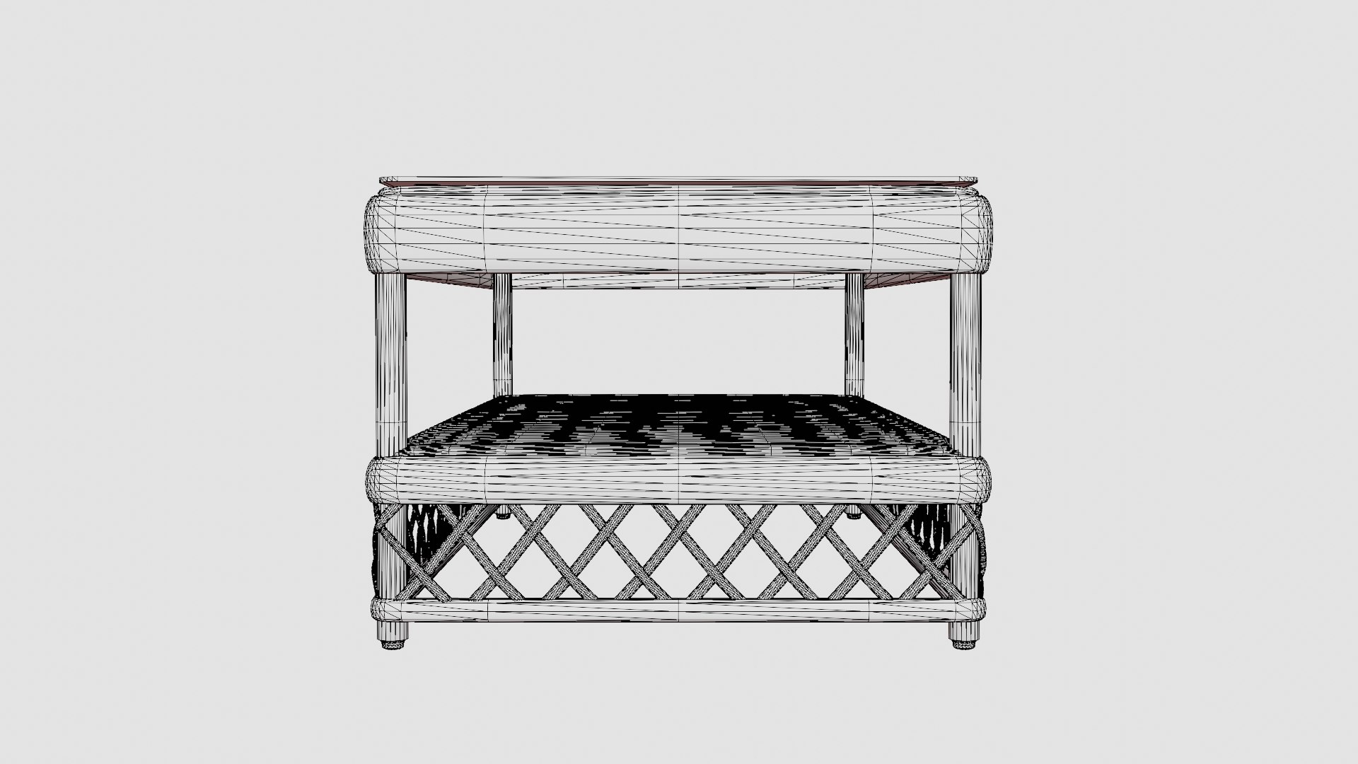 Marbella Coffee Table Vintage 3D - TurboSquid 2263723