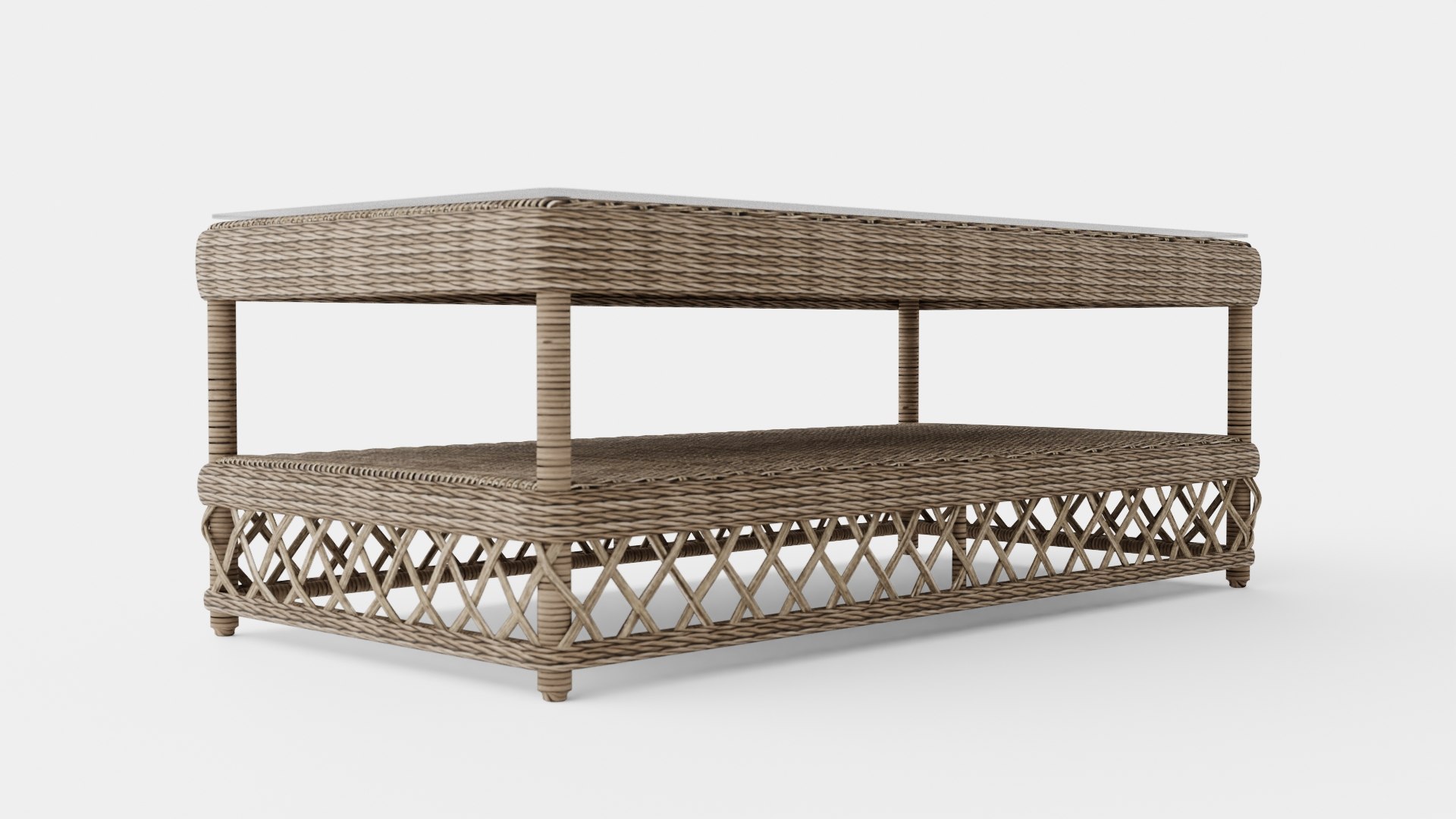 Marbella Coffee Table Vintage 3D - TurboSquid 2263723