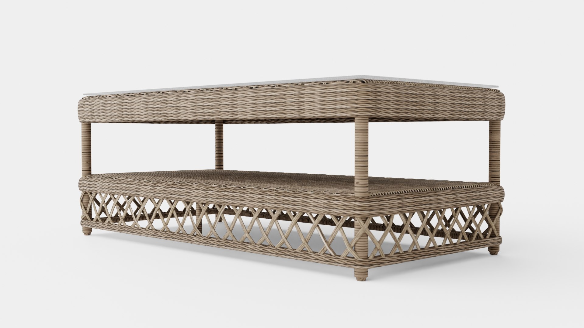 Marbella Coffee Table Vintage 3D - TurboSquid 2263723