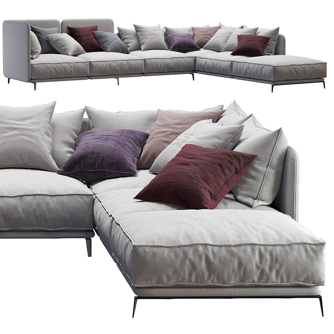 3D Sofa K2 Arflex - TurboSquid 1655826