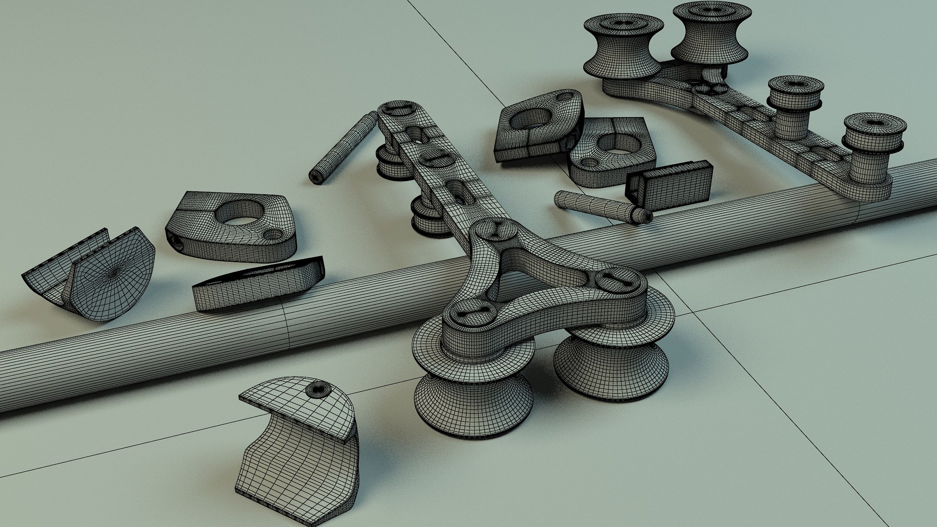 3d Sliding Door Model
