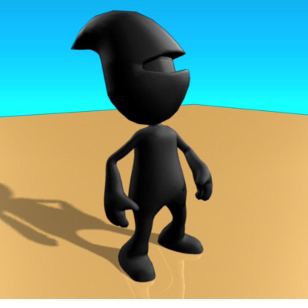 Ninja Pleb 3d Model