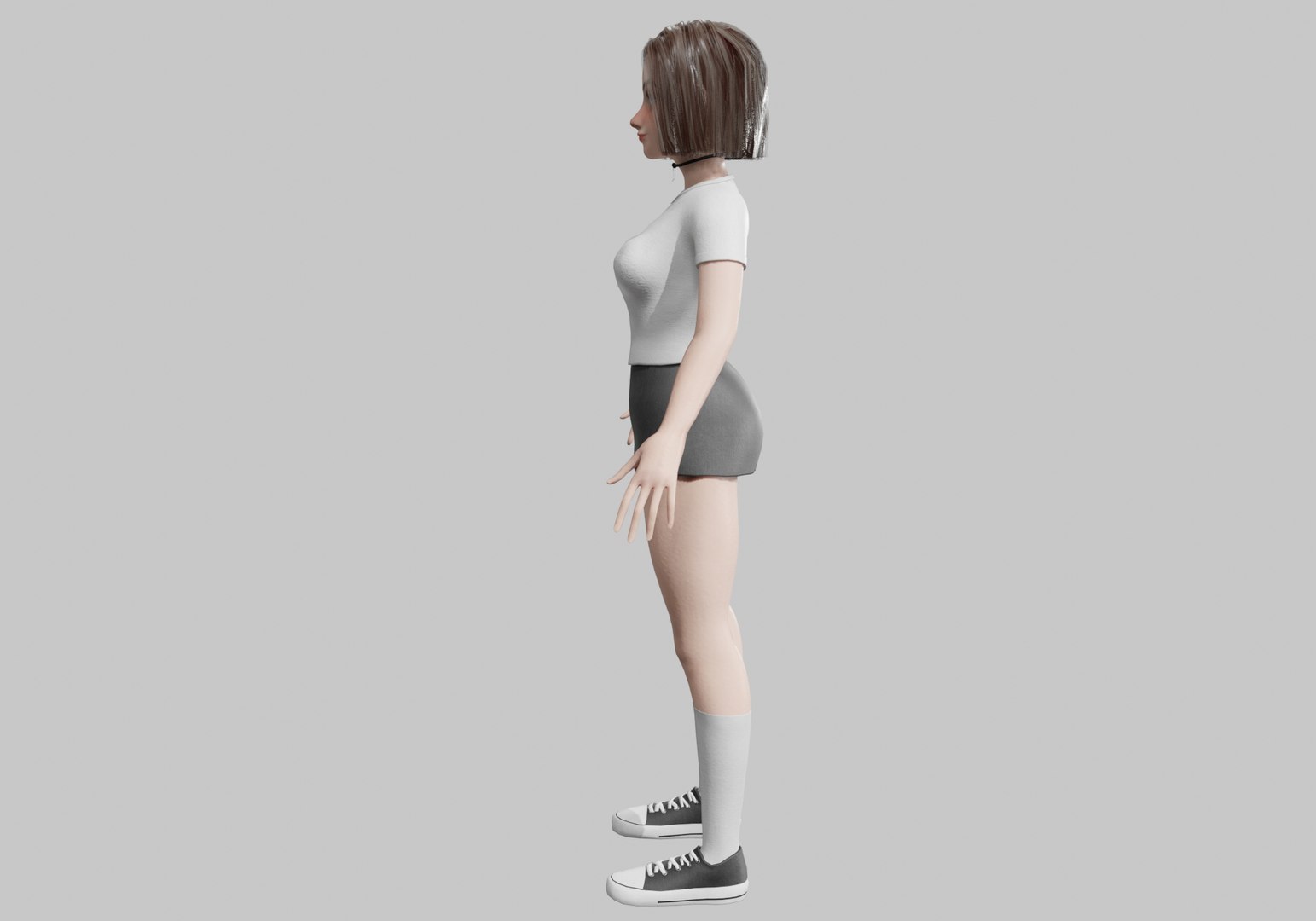 Beautiful Basic Woman V28987 3D Model - TurboSquid 2282535