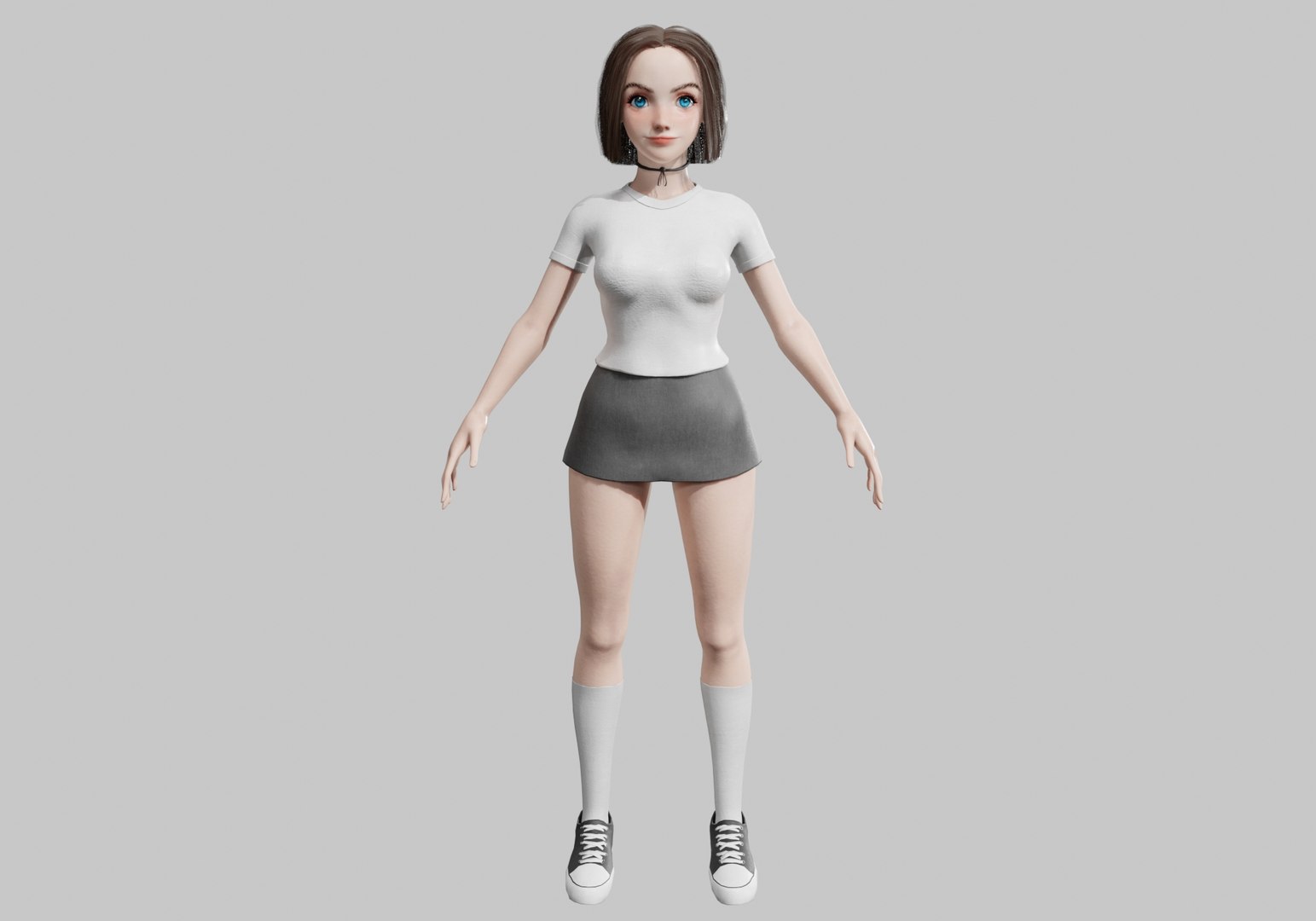 Beautiful Basic Woman V28987 3D Model - TurboSquid 2282535