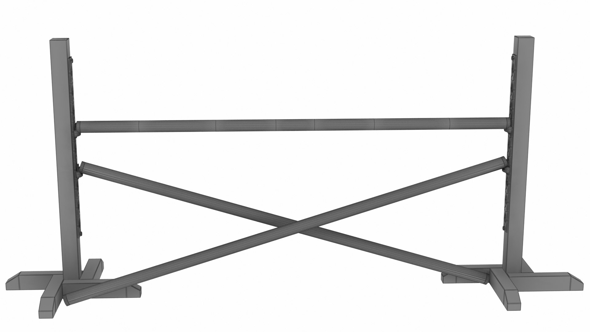 Horse Riding Arena Jumping Stand 4 3D Model - TurboSquid 2145933