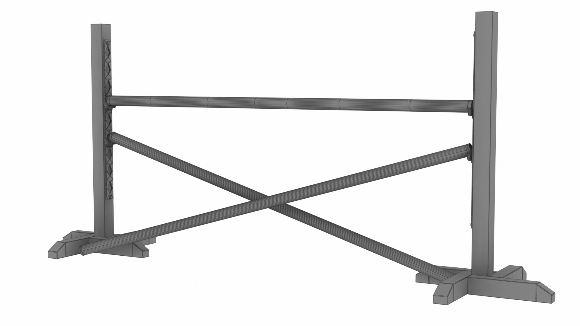Horse Riding Arena Jumping Stand 4 3D Model - TurboSquid 2145933