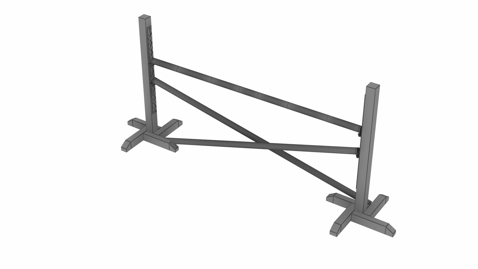 Horse Riding Arena Jumping Stand 4 3D Model - TurboSquid 2145933