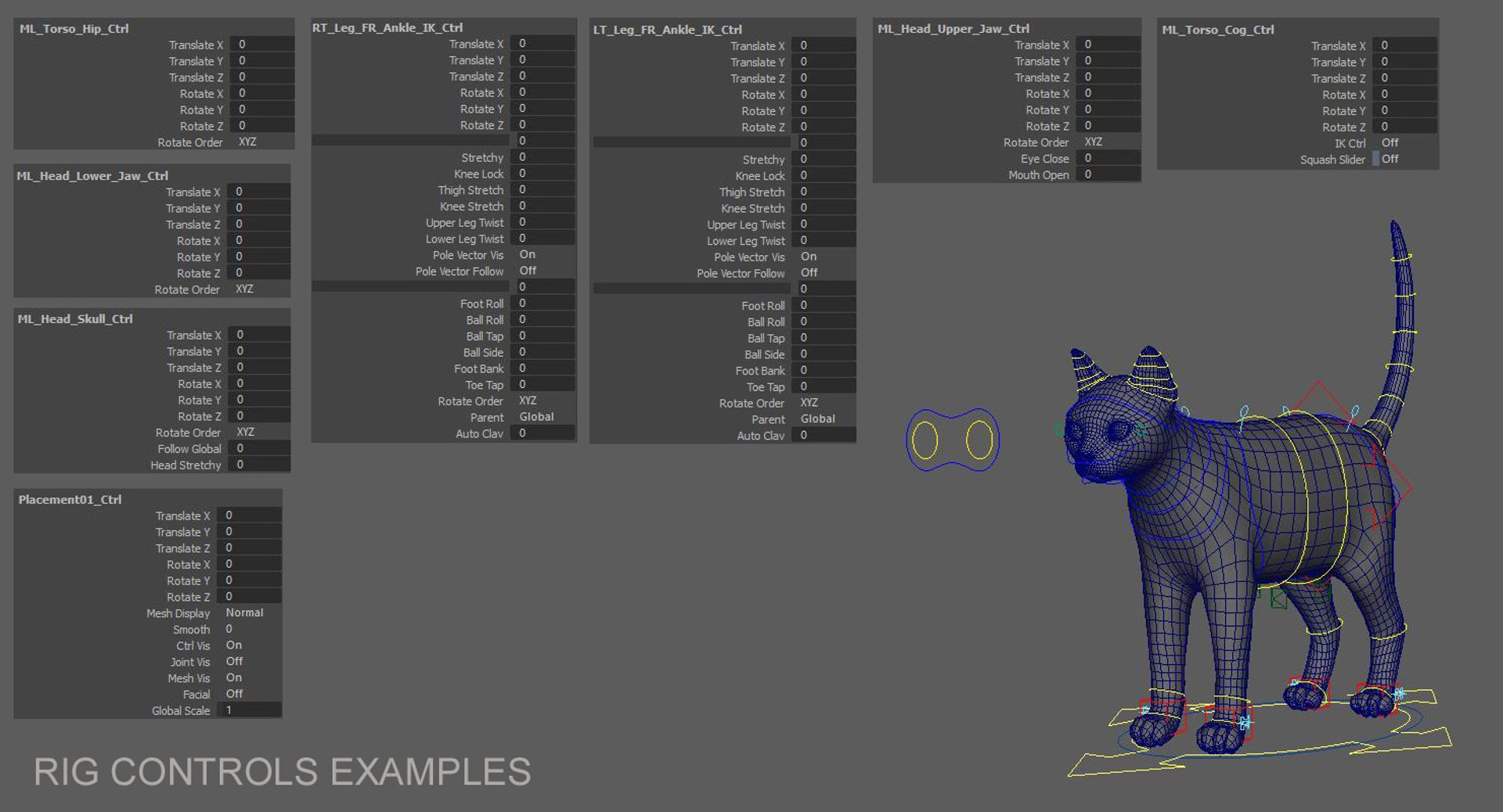 Cat rigged fur 2 3D model - TurboSquid 1304218