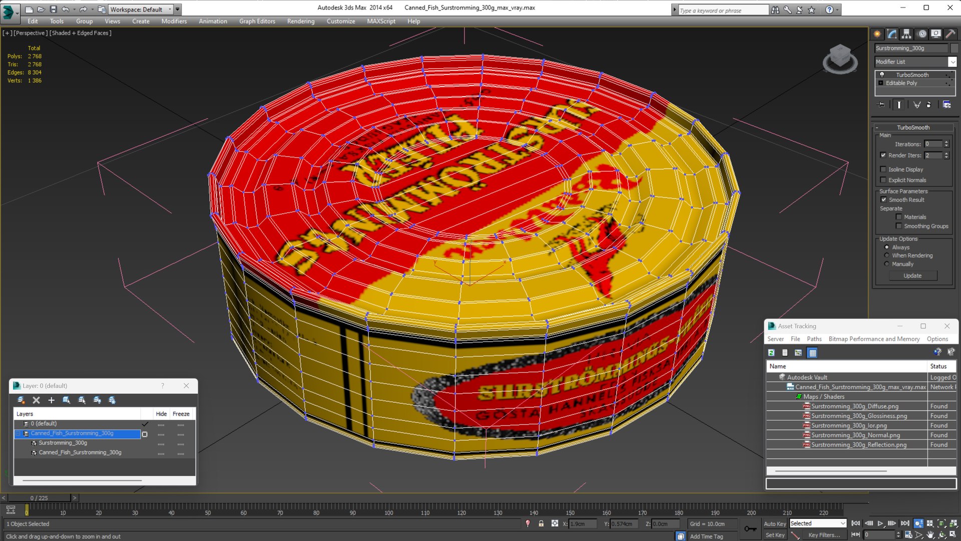 Canned Fish Surstromming 300g 3D Model - TurboSquid 2145654