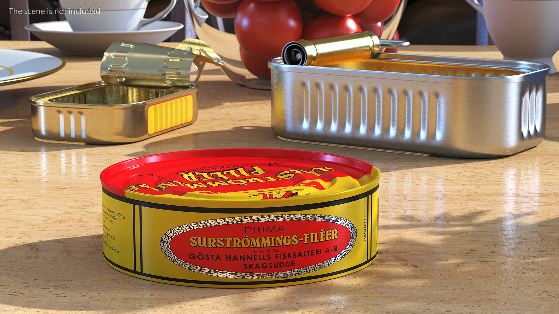 Canned Fish Surstromming 300g 3D Model - TurboSquid 2145654