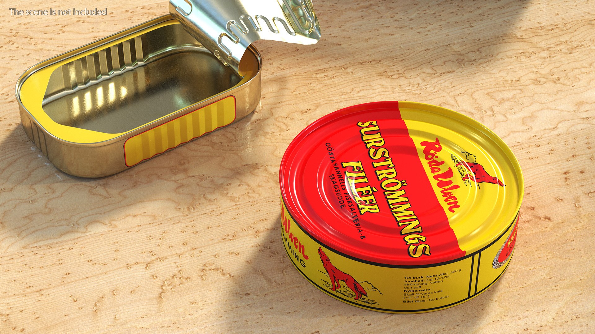 Canned Fish Surstromming 300g 3D Model - TurboSquid 2145654