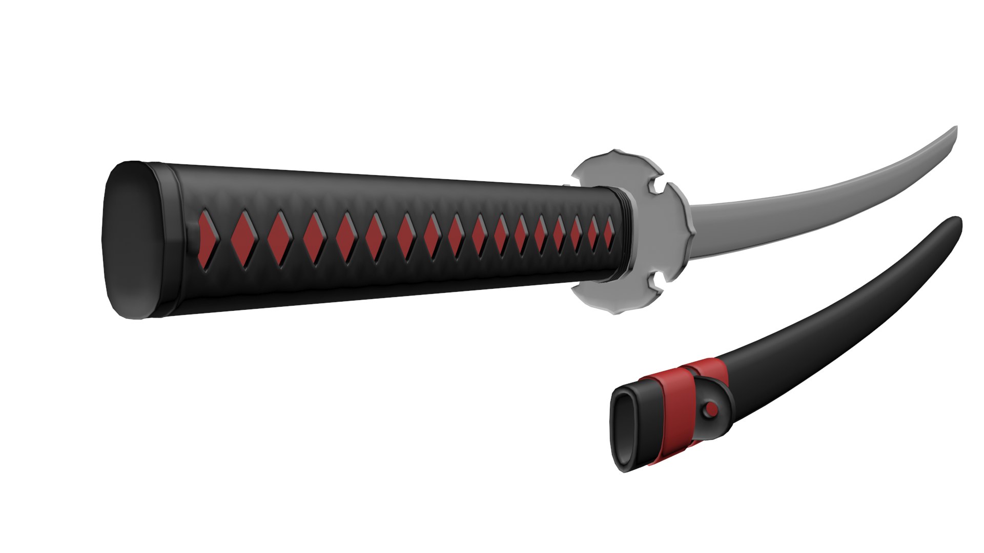 Free Samurai Sword 3d Model