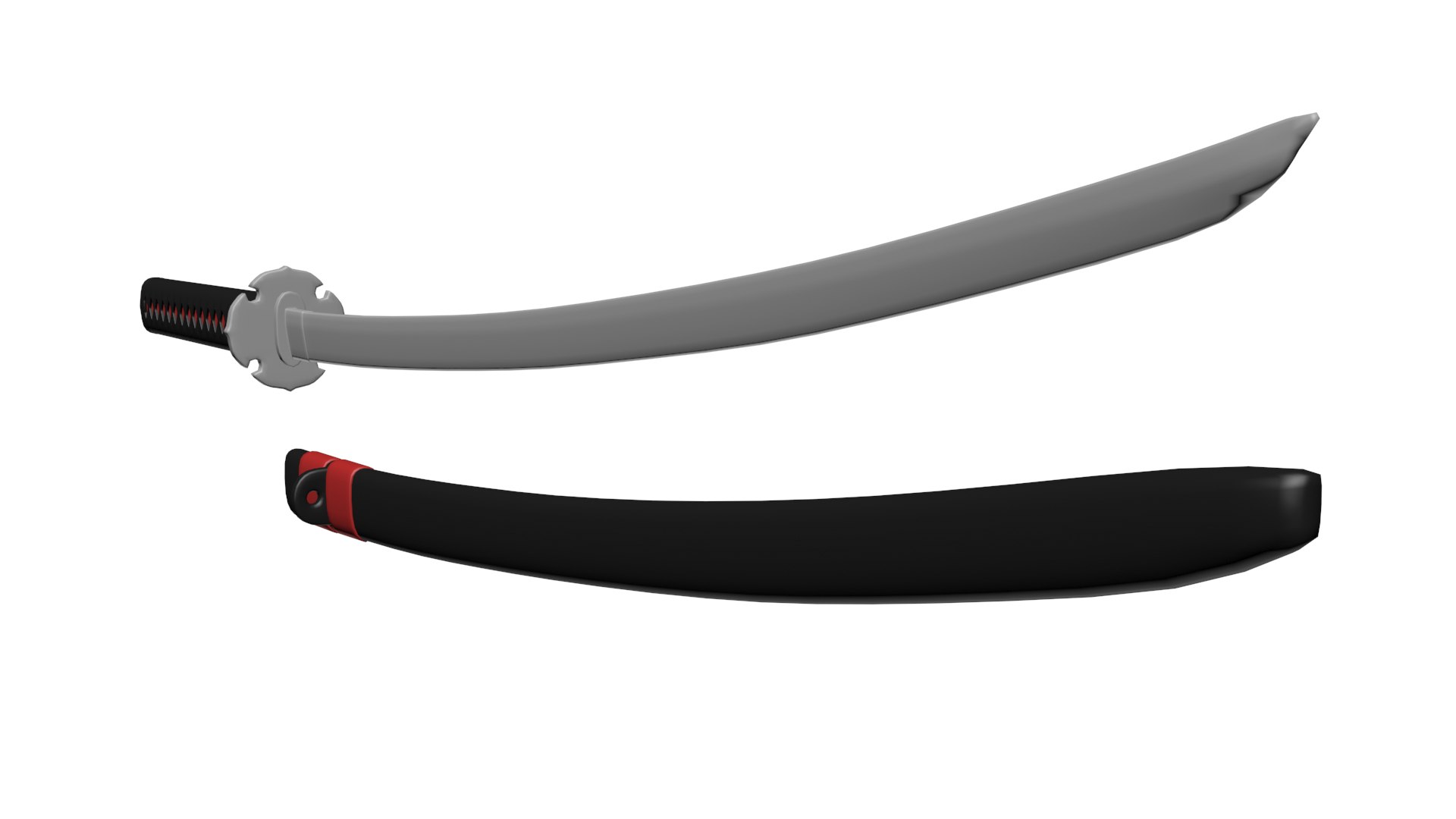 Free Samurai Sword 3d Model