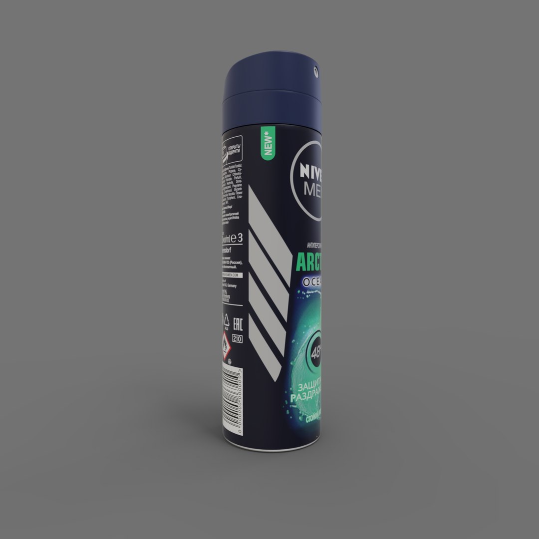 3D Deodorant Nivea MEN Arctic Ocean Antiperspirant 150ml - TurboSquid ...