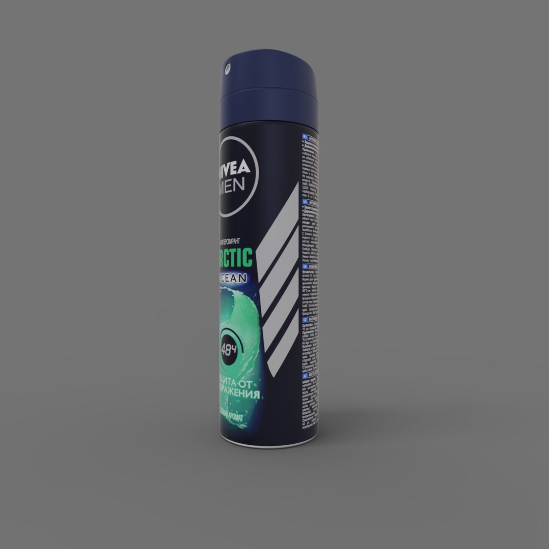 3D Deodorant Nivea MEN Arctic Ocean Antiperspirant 150ml - TurboSquid ...