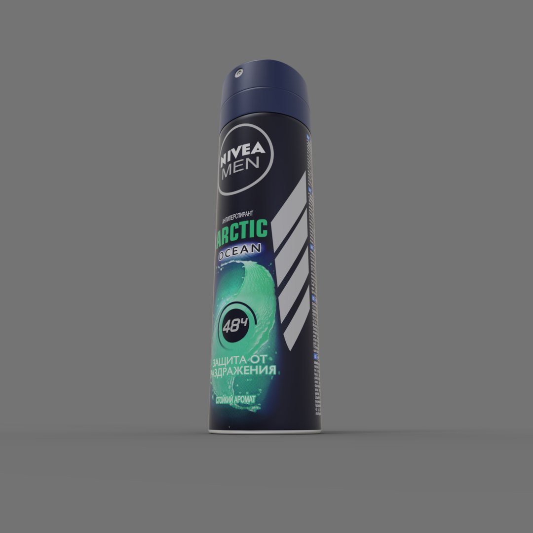 3D Deodorant Nivea MEN Arctic Ocean Antiperspirant 150ml - TurboSquid ...