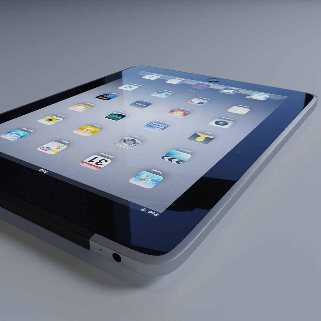 3D Tablet 1 Model - TurboSquid 1540500