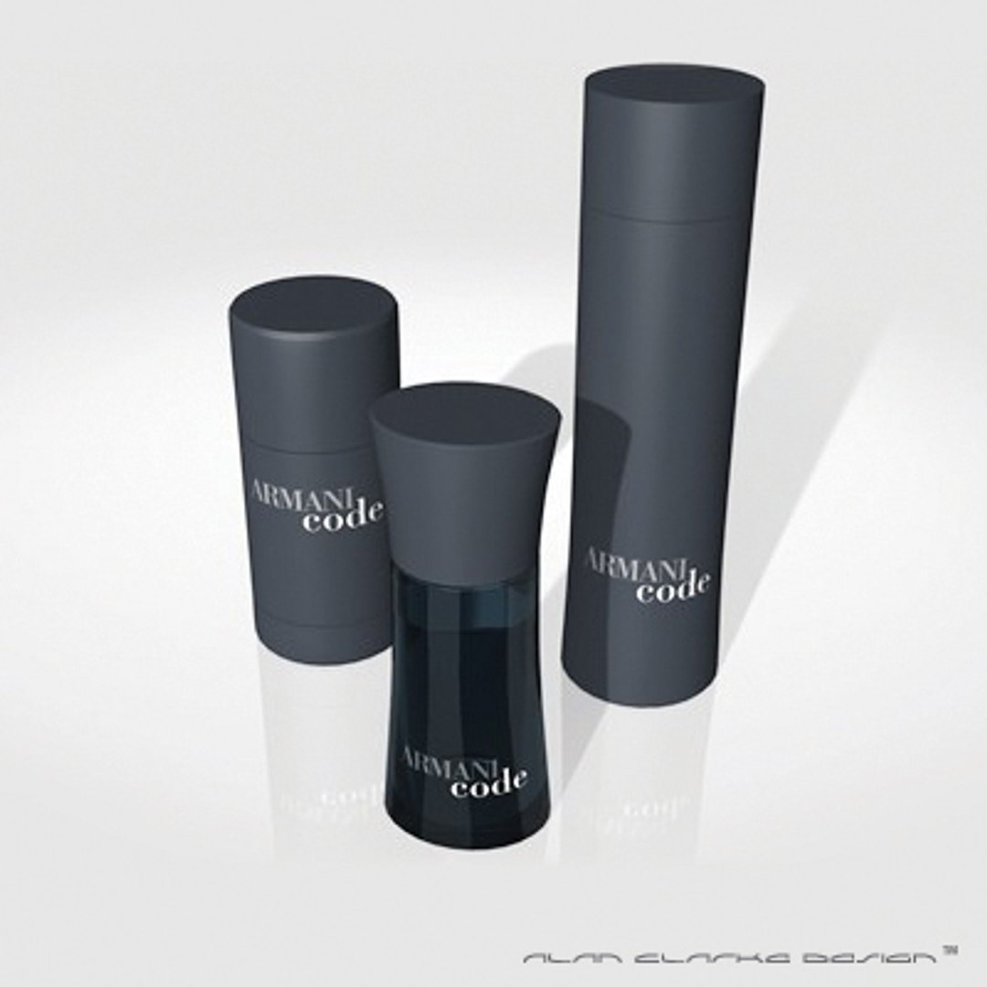 3d Model Armani Code Aftershave