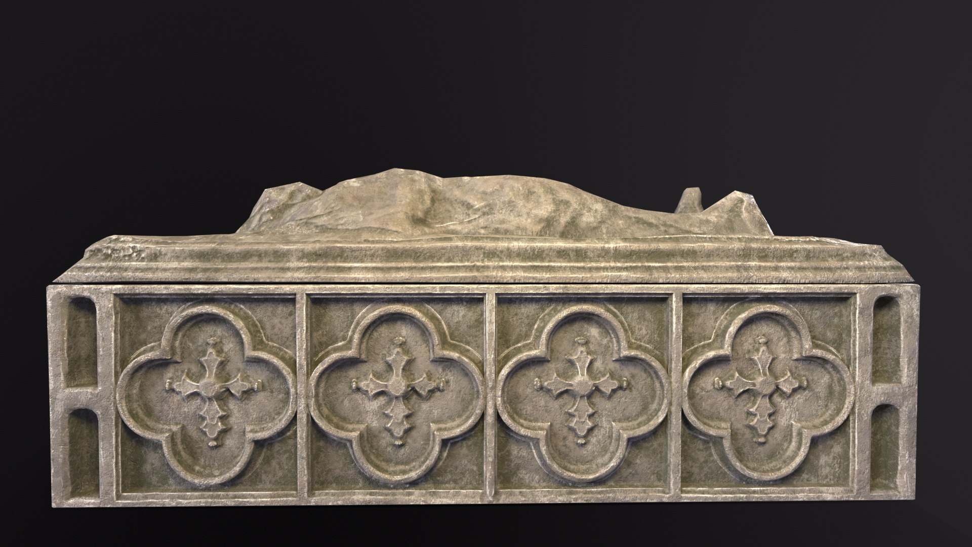 Medieval Gothic Crypt 3D Model - TurboSquid 2175253