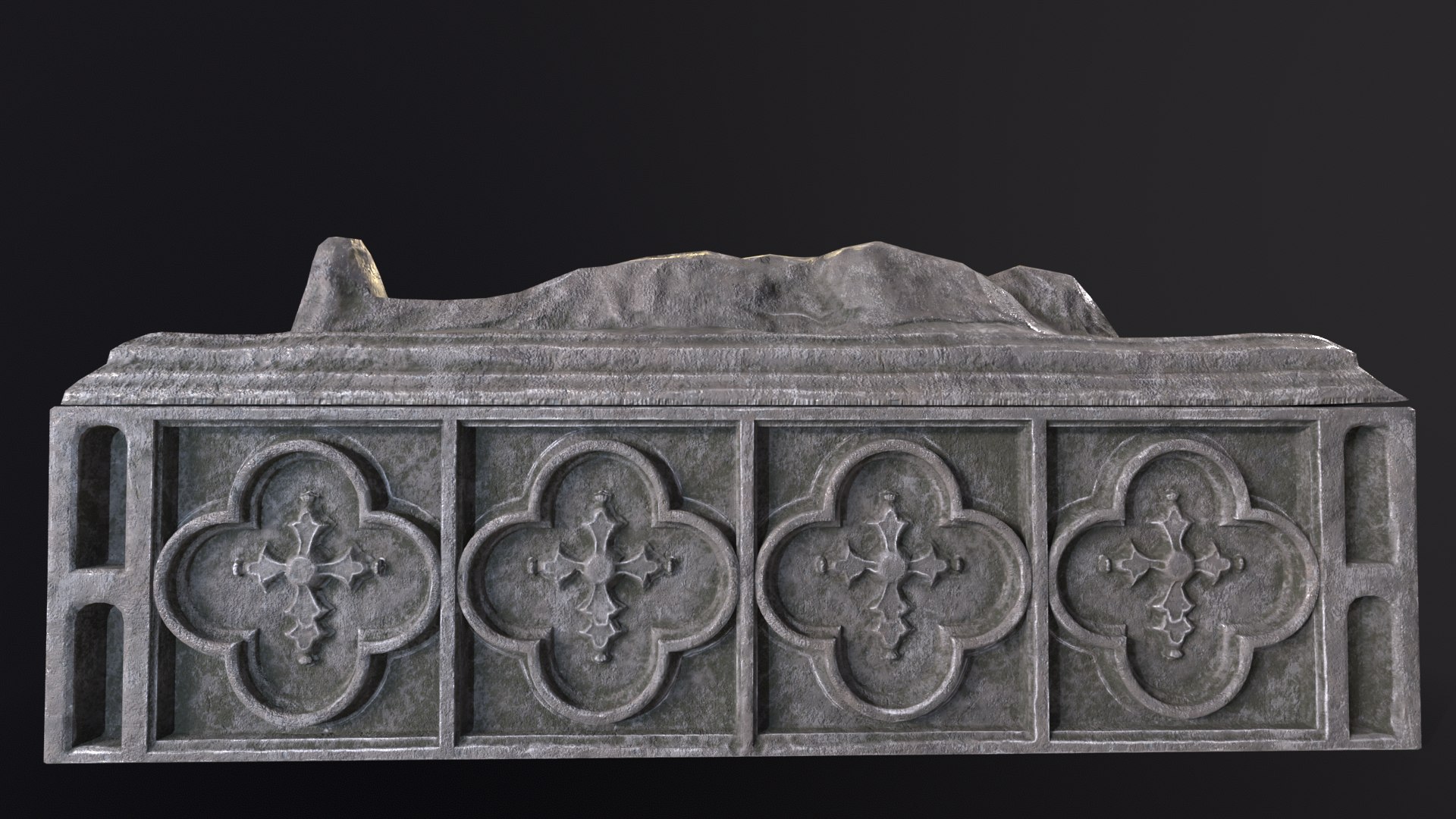 Medieval Gothic Crypt 3D Model - TurboSquid 2175253