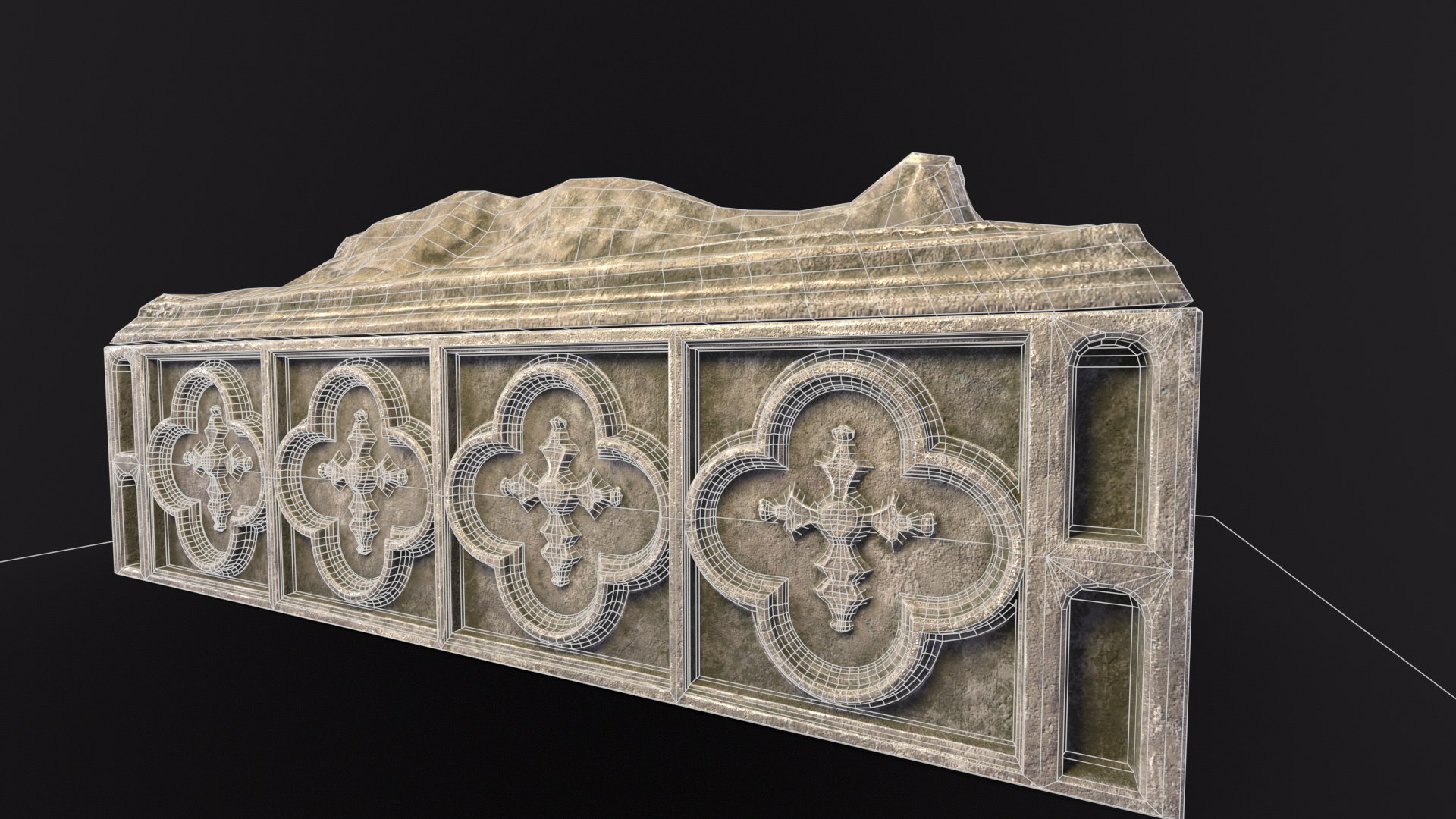 Medieval Gothic Crypt 3D Model - TurboSquid 2175253