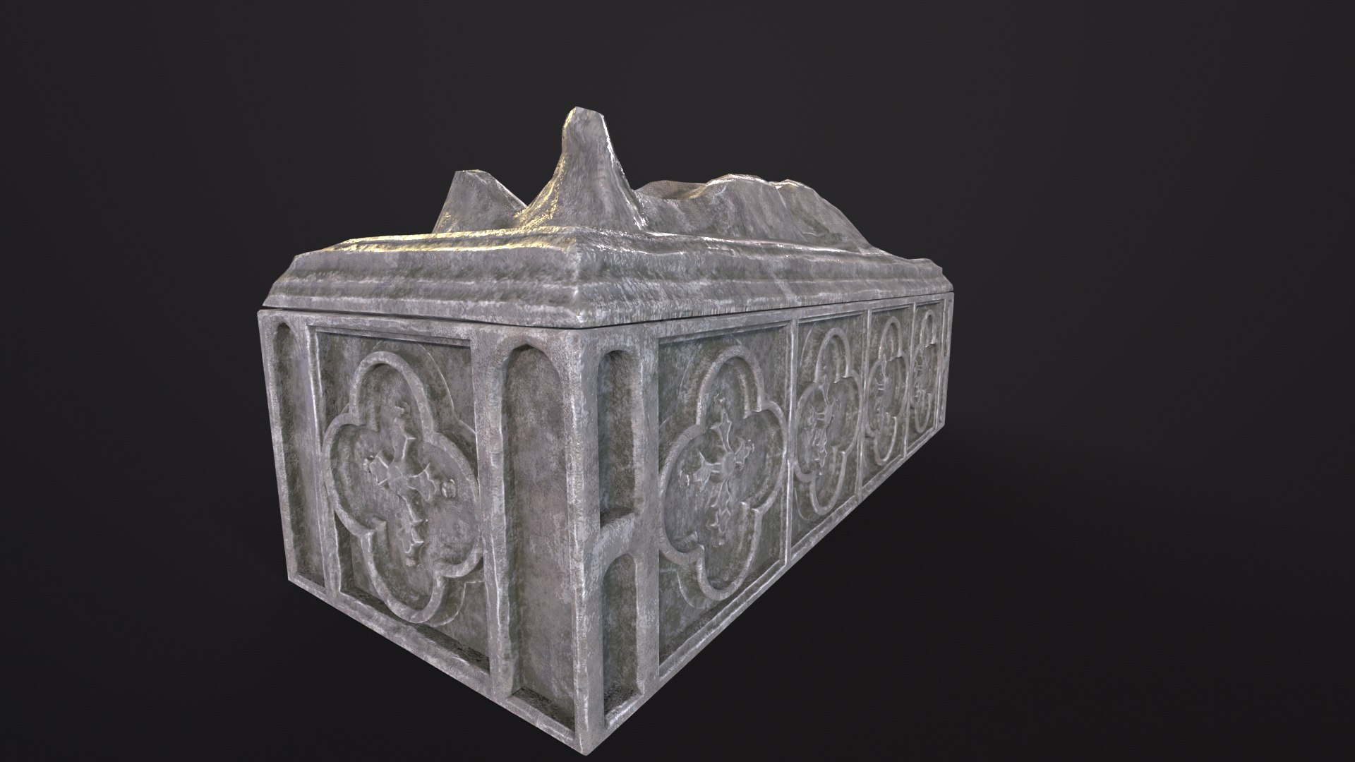 Medieval Gothic Crypt 3D Model - TurboSquid 2175253
