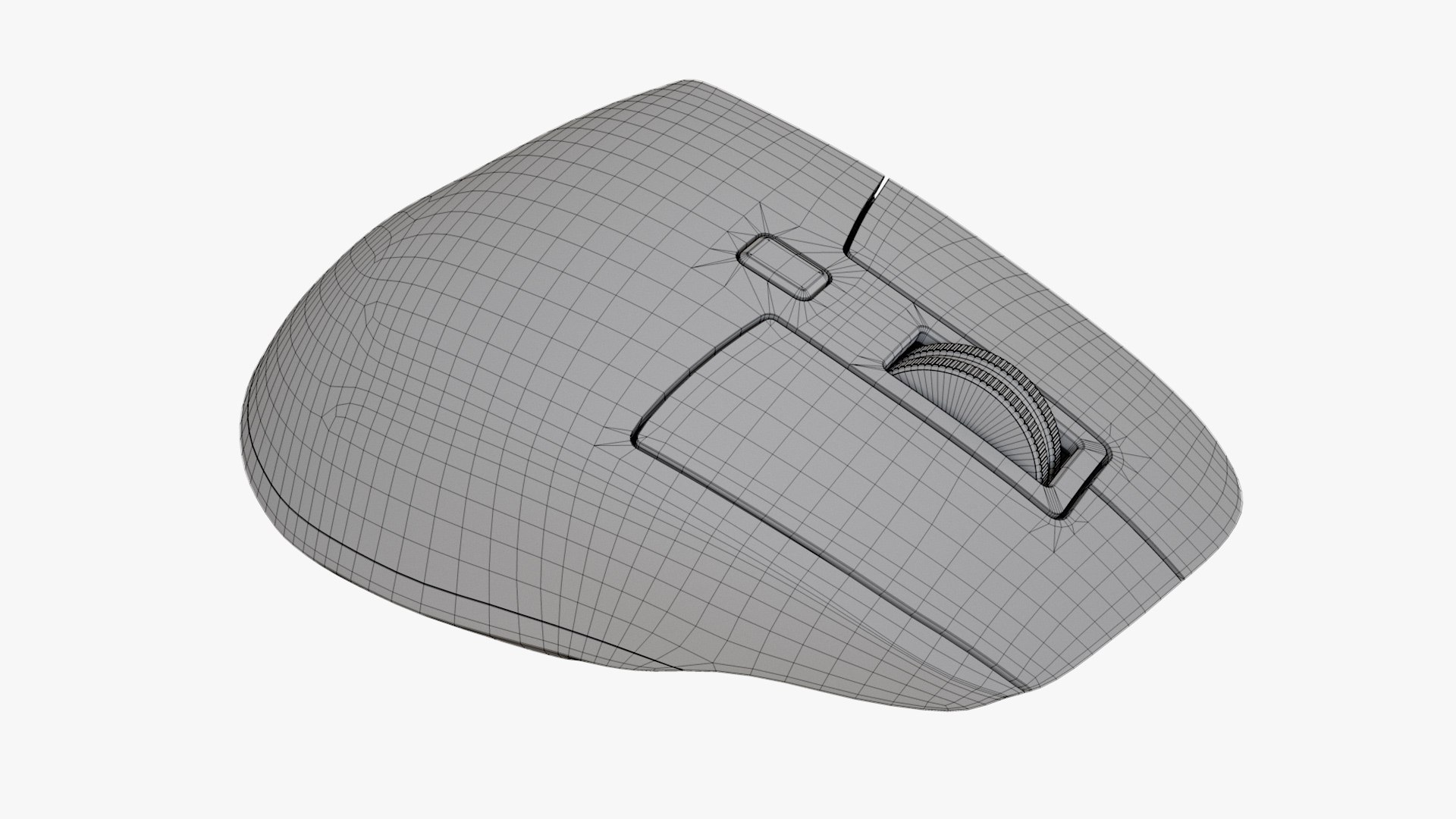 Logitech MX Master 3 Mouse White 3D model - TurboSquid 2089353